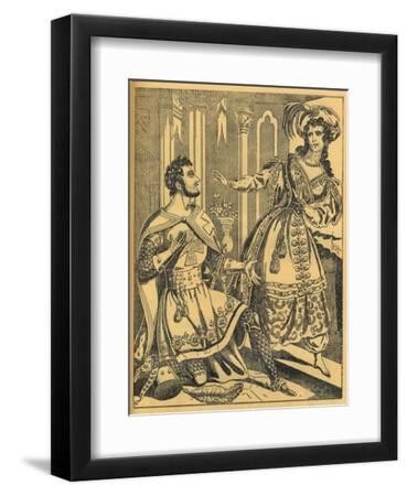'Ivanhoe: Sir Brian de Bois Guilbert & Rebecca', 19th century. Artists ...