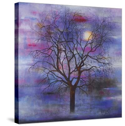 'Indigo Moon' Stretched Canvas Print - Jo Starkey | Art.com