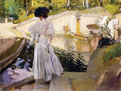 'Maria looking at the Fishes, Granja (Maria mirando a los Peces, Granja ...