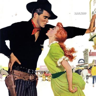 'The Rider on The Pale Horse - Saturday Evening Post "Leading Ladies ...