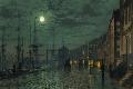 'City Docks by Moonlight' Giclee Print - John Atkinson Grimshaw | Art.com