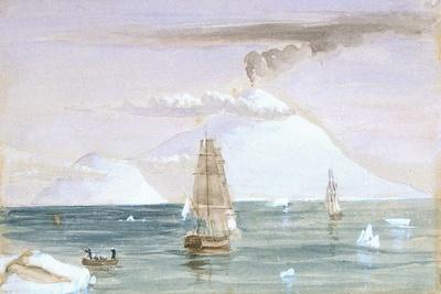 Beaufort Island and Mount Erebus. Discovered 28 January 1841, 1841 ...