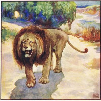 I Was Aware for a Single Instance Instant Only that the Lion Was Coming ...