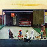 '"Fox River Ice-Skating" Saturday Evening Post Cover, January 11, 1958 ...