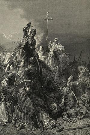 'John Hunyadi and John Capistran Leading Battle' Giclee Print | Art.com