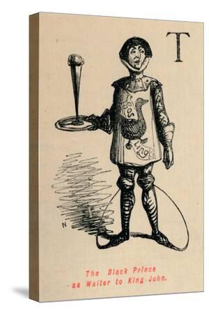 'The Black Prince as Waiter to King John', c1860, (c1860) Stretched ...