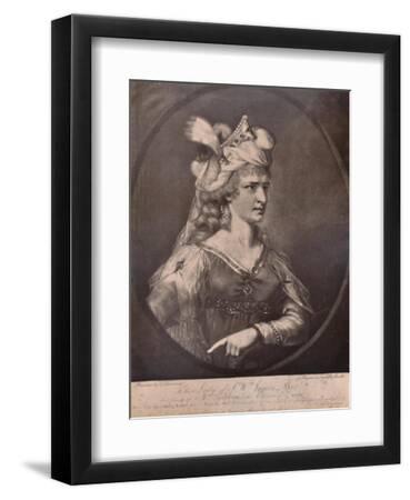 Sarah Siddons, Welsh actress, as Zara in William Congreve's play The ...