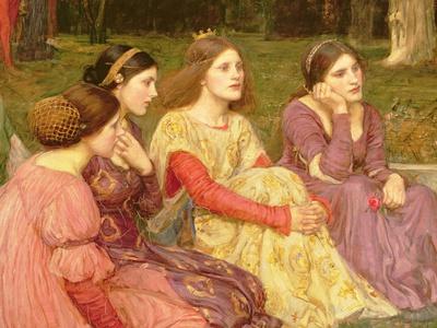 The Decameron, 1916 (Oil on Canvas) (Detail of 190596) Giclee Print ...