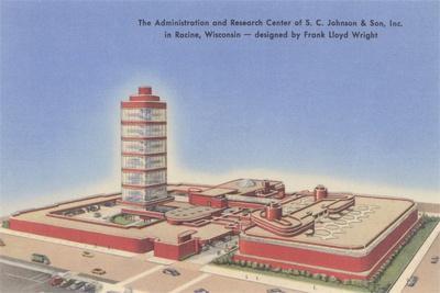 'Johnson Wax Building, Racine, Wisconsin' Art Print | Art.com