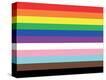 LGBTQ + Flag for the Rights of Pride and Sexuality with Letters Premium ...