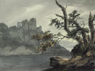 Ruined Castle near a River Giclee Print - Joseph Barber | Art.com