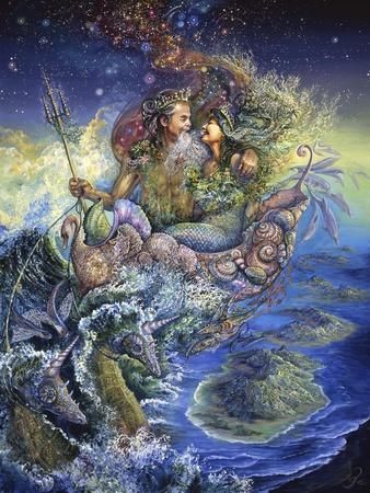 Neptune's Wedding Giclee Print - Josephine Wall | Art.com