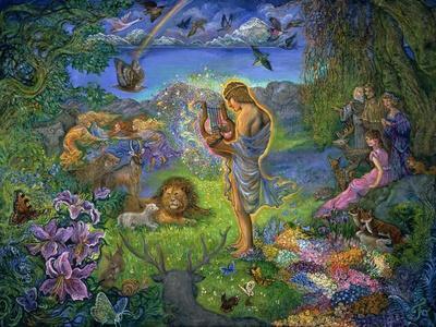 Orpheus and His Lute Giclee Print - Josephine Wall | Art.com