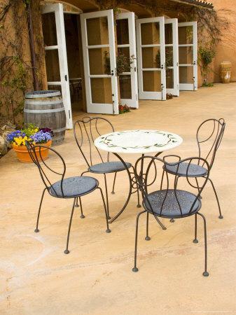 'Patio Table at Viansa Winery, Sonoma Valley, California, USA ...