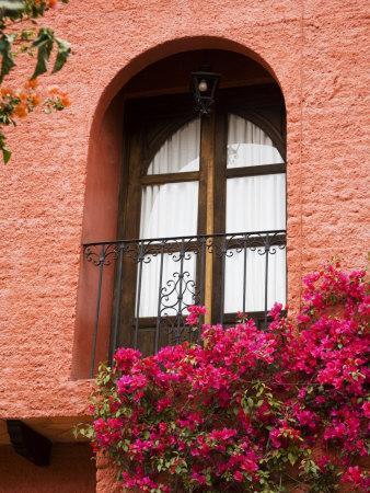'Window With Balcony, San Miguel De Allende, Guanajuato State, Central ...