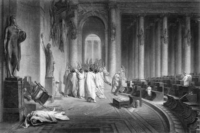 'Julius Caesar Slain in His Court' Giclee Print | Art.com