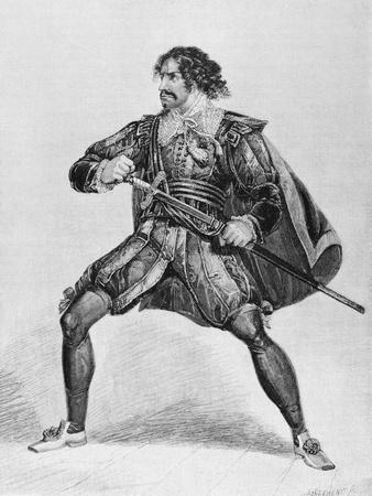 'Junius Brutus Booth as Sir Giles Overreach' Giclee Print | Art.com