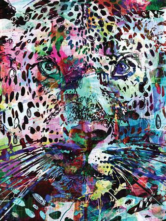 'Leopardess' Art Print - Kamden Kreations | Art.com