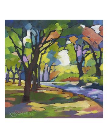'A Walk in the Park' Art Print - Karen Mathison Schmidt | Art.com