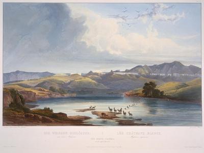 'The White Castles on the Upper Missouri' Giclee Print - Karl Bodmer ...