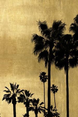 Palm Silhouette on Gold II Art Print - Kate Bennett | Art.com