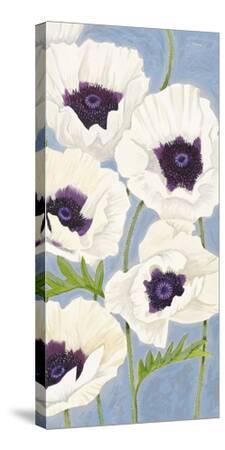 'Poppy Haze II' Stretched Canvas Print - Kate Mawdsley | Art.com
