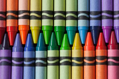 'Crayons of a Rainbow II' Photographic Print - Kathy Mahan | Art.com