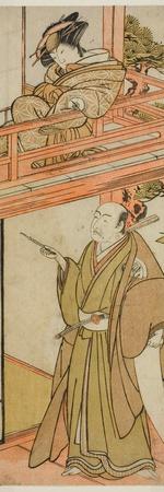 'The Actors Iwai Hanshiro IV as Okaru and Onoe Kikugoro I (?) as ...