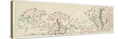 'Fuji over Cherry Blossom, C.1800-1805 (Woodcut)' Giclee Print ...
