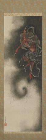 'Thunder God, Edo Period, 1847 (Ink & Colour on Paper)' Giclee Print ...