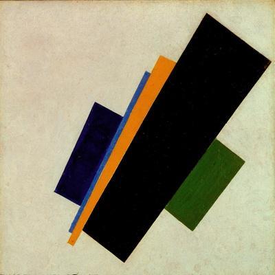 Suprematist Painting, 18Th Construction Painting by Kasimir Malevic ...