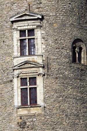 Keep of Laval Castle, Pays De La Loire. Detail. France, 13th-16th ...