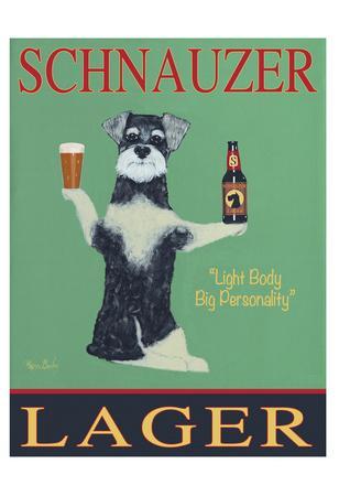 'Schnauzer Lager' Collectable Print - Ken Bailey | Art.com