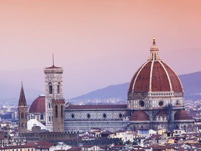 Italy, Florence, Western Europe, the 'Duomo' of Which the Cupola Is ...