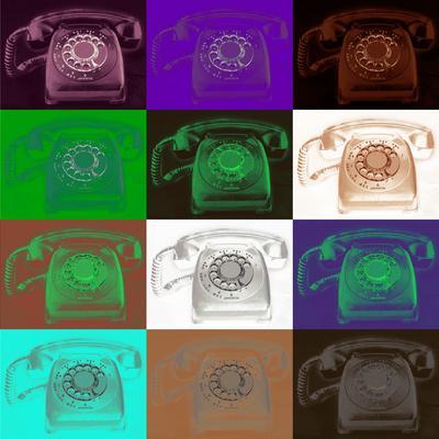 Telephone Tiles Giclee Print - Kernud Hansen | Art.com
