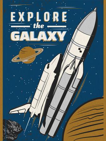 Space Shuttle Cockpit Poster