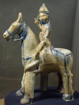 Knight, Porcelain Statue from Al-Raqqa, Syria, 9th Century Giclee Print ...