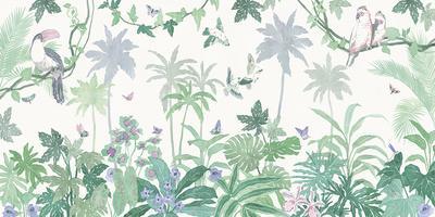 'Chinoiserie Rainforest' Giclee Print - Kristine Hegre | Art.com