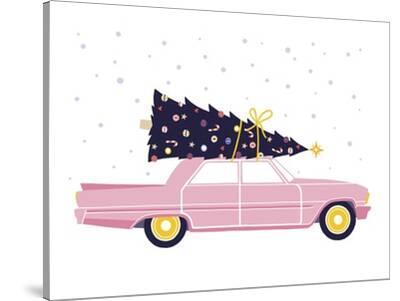 'Festive Bright - Trip' Stretched Canvas Print - Kristine Hegre | Art.com