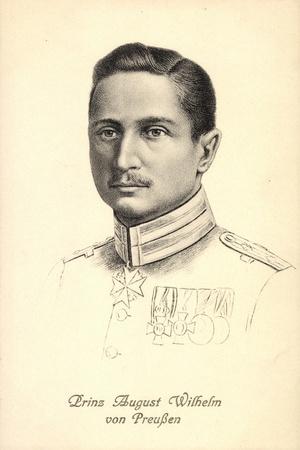'Künstler Prinz August Wilhelm Von Preußen, Portrait' Giclee Print ...