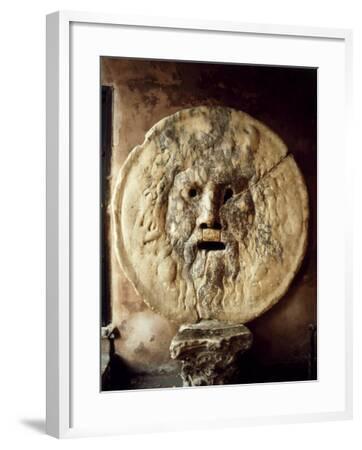 'La Bocca della Verit?The Mouth of Truth), Roman Relief of the Face of ...
