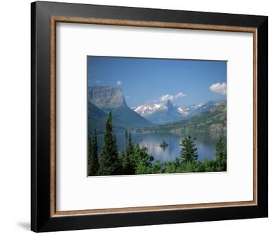 Lake Below Glaciated Peaks Photographic Print by Neil Rabinowitz | Art.com