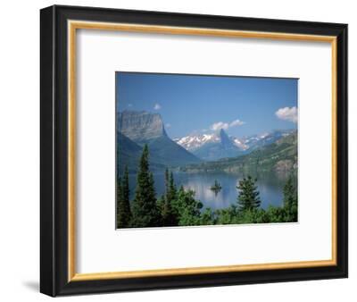 Lake Below Glaciated Peaks Photographic Print by Neil Rabinowitz | Art.com