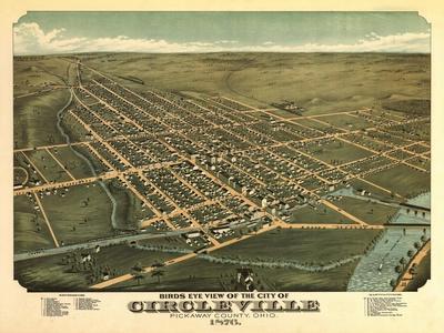 'Circleville, Ohio - Panoramic Map' Art Print - Lantern Press | Art.com