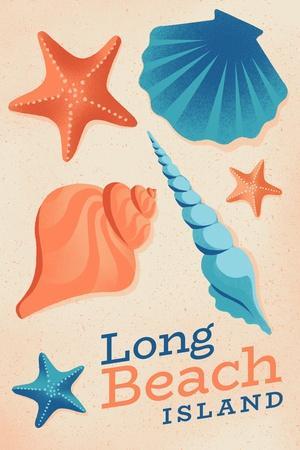 'Long Beach Island, New Jersey - Sun-faded Shoreline Collection ...