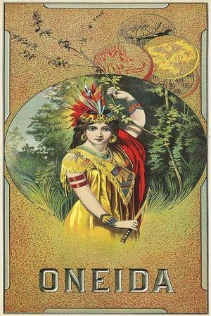 'Oneida Brand Tobacco Label' Art Print - Lantern Press | Art.com