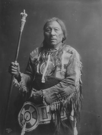 'Running Rabbit Native American Indian Curtis Photograph' Art Print ...