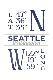 Seattle, Washington - Latitude and Longitude (Blue) Art Print - Lantern ...