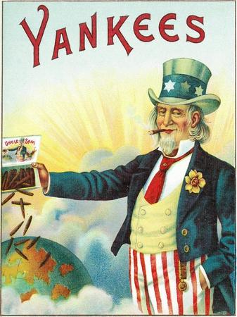 'Uncle Sam Brand Cigar Outer Box Label' Art Print - Lantern Press | Art.com