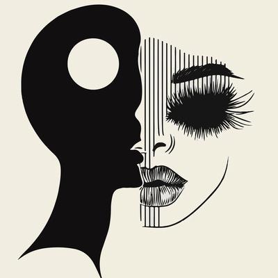 Linear Portrait Giclee Print - Layla Oz | Art.com